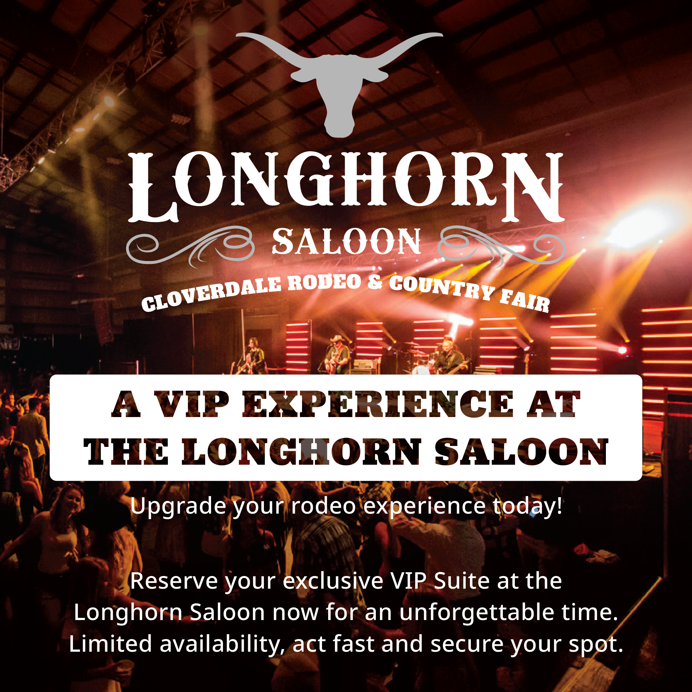 Announcing New VIP Suites at the Longhorn Saloon | Cloverdale Rodeo and ...