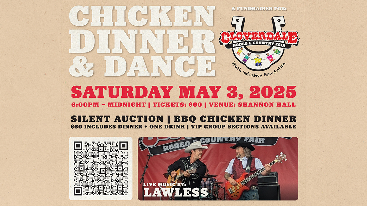 Chicken Dinner and Dance 2025🐔🪩🎶 | Cloverdale Rodeo and Country Fair